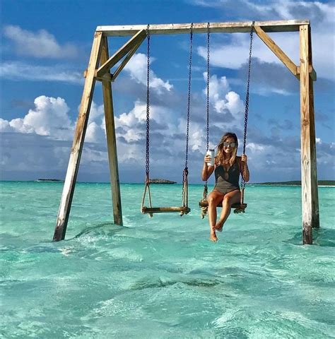 Ocean Swing Set In The Bahamas Popsugar Smart Living Bahamas Travel