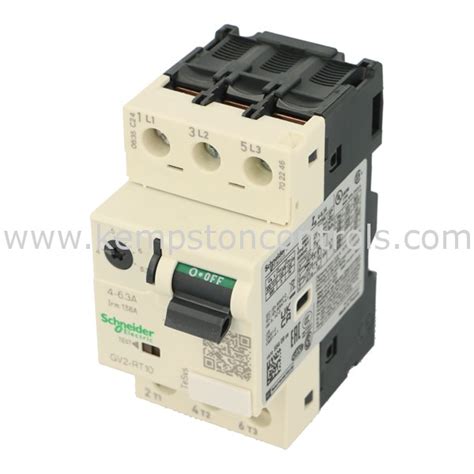 Schneider Gv2rt10 Schneider 4 6 3 A Tesys Motor Protection Circuit