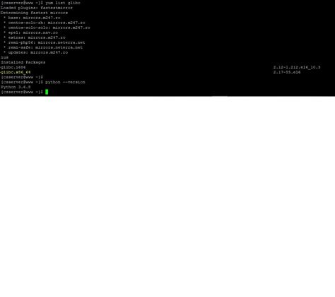 Centos 6 Glibc Requirements Not Met Error Issue 2761