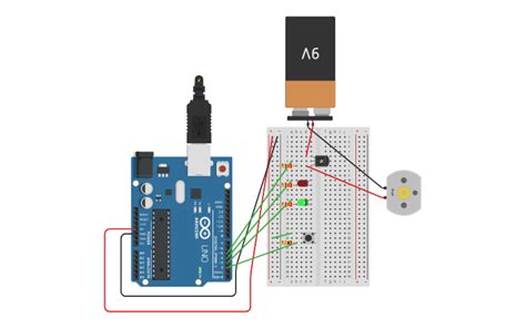 Circuit Design Arduino Transistor Circit Tinkercad