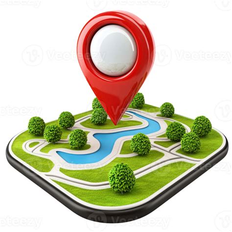 Red Map Pointer 56359548 Png