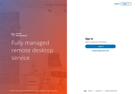 Sign In To Your Aws End User Computing Service Amazon Workspaces Thin
