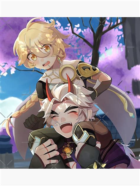 Arataki Itto And Aether Photographic Print For Sale By Tankim Redbubble