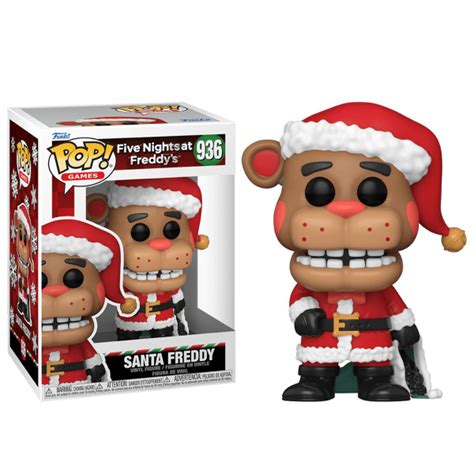 Фигурка Funko Pop Santa Freddy Holiday из игры Five Nights At Freddys Fnaf Фредди Санта из