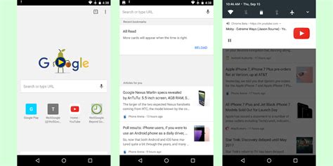 Chrome For Android Rolling Out With Background Audio Article Suggestions More