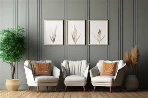 Premium Vector Beautiful Potted House Plants In Stylish Living Room