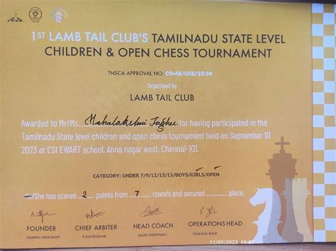 Mahalakshmi Saravanan On Linkedin Chess