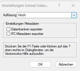 Export Unreal Datasmith Wishlist Feature And Content Requests Vectorworks Community Board