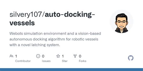 Github Silvery107auto Docking Vessels Webots Simulation Environment And A Vision Based