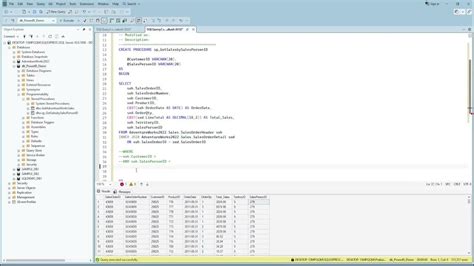 How To Create A Stored Procedure With Parameters In Sql Server Youtube