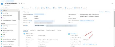 When I Create A New Vm Using Azure Powershell I Get No Public Ip Address Why Stack Overflow