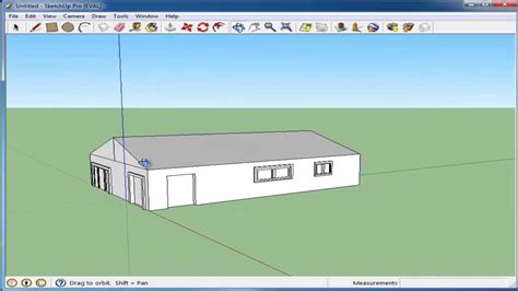 Sketchup 2 سكتش اب التصميم الاول Mohamed Saad Youtube