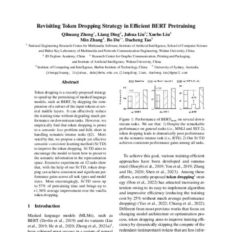 revisiting token dropping strategy in efficient bert pretraining acl