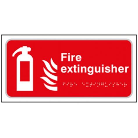 Fire Extinguisher Text And Symbol Sign Fire Equipment