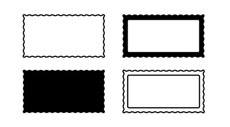 Rectangle Shape Very Thin Rounded Corner Rectangle Frameshape