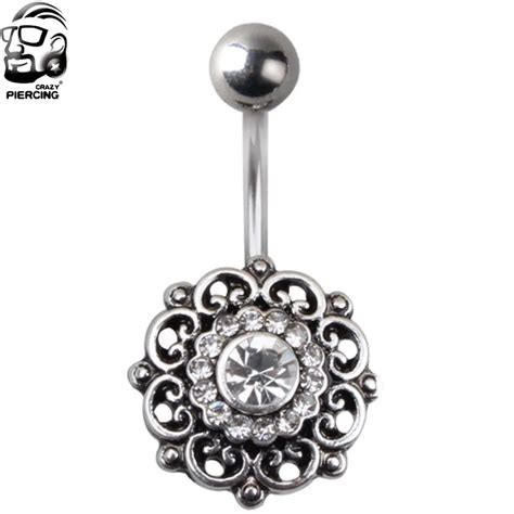 New Product Sexy Dangle Belly Button Rings Belly Navel Piercing Surgical Steel Belly Dance Bars