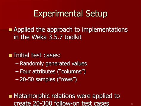 Ppt Application Of Metamorphic Testing To Supervised Classifiers Powerpoint Presentation Id