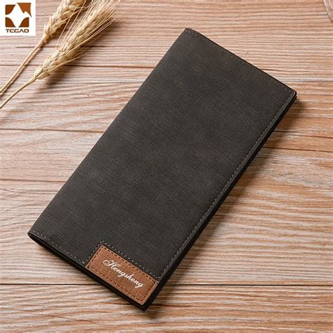 Dünne Brieftaschen Für Männer Schlanker Vintage Leder Brieftasche Minimalistisches Design Für
