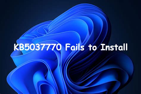 Windows KB Fails To Install Fix It Now