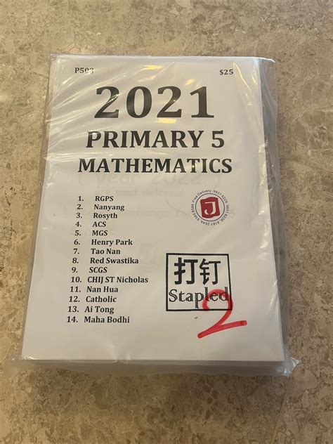 Primary 4 Maths 2021 Hobbies And Toys Books And Magazines Assessment Books On Carousell