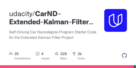 Github Udacity Carnd Extended Kalman Filter Project Self Driving Car Nanodegree Program