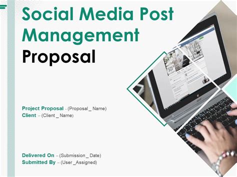 Social Media Post Management Proposal Powerpoint Presentation Slides Presentation Graphics