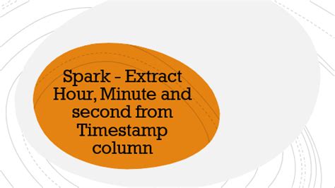 Spark Timestamp Extract Hour Minute And Second Spark By Examples