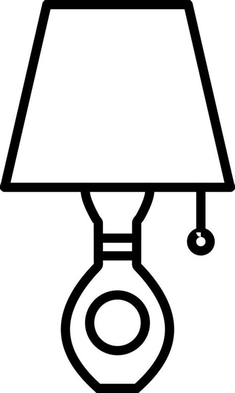 Table Lamp Vector Icon 19013557 Vector Art At Vecteezy