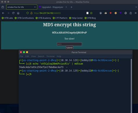 Hackthebox Emdee Five For Life Challenge Writeup And Walkthrough — Motasem Hamdan Masterminds