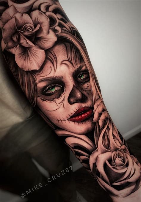 Tattoos That Honor Day Of The Dead Meaningful Designs For Celebration