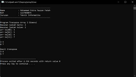 program mencari nilai terbesar dan terkecil menggunakan array c by