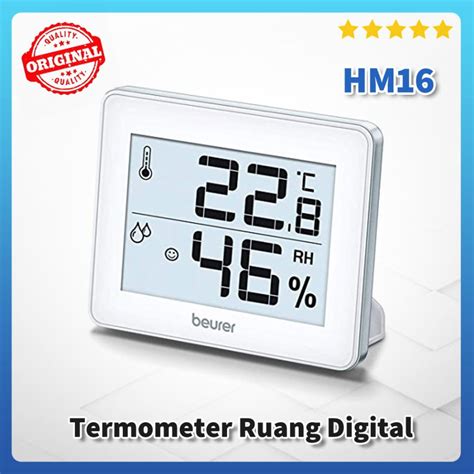Jual Termometer Ruangan Hm16 Alat Pengukur Suhu Ruangan Digital