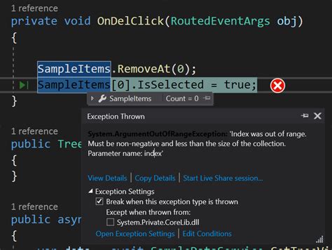 Treeview Accessviolationexception On Remove An Item · Issue 2405