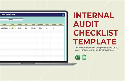 Internal Audit Checklist Template In Excel Google Sheets Download