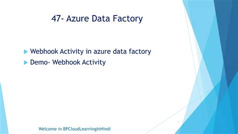 47 Web Hook Activity In Azure Data Factorypptx