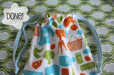 Nicole At Home Tutorial Double Drawstring Bag