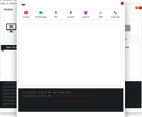 Connected To Victim Device But No Commands Working · Issue 167
