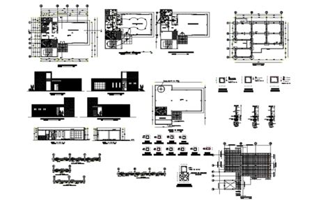Building Structure Plan Detail Cad Constructive Unit Layout File In Dwg Format Artofit