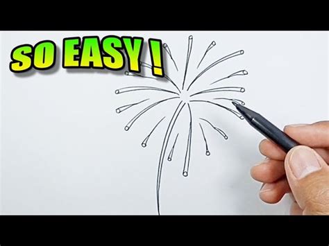 How To Draw Fireworks Step By Step