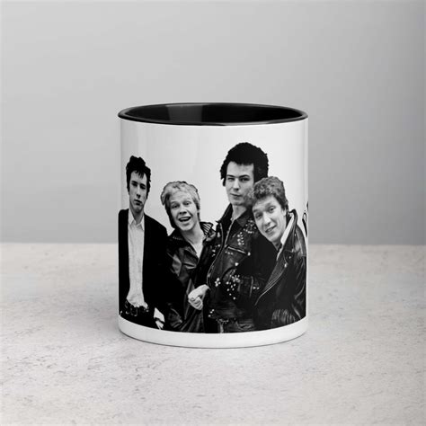Sex Pistols Mug 11 Oz White Ceramic Mug With Black Interior And