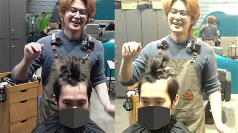 망한 시스루 댄디펌 살리기 손질 필요없는 남자머리 손질 방법 Youtube