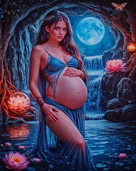 Very Beautiful Pregnant Lady A Free Ai Photo Generator Starryai