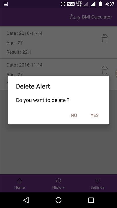 Easy BMI Calculator Android Studio Mobile Application By Effortthemes