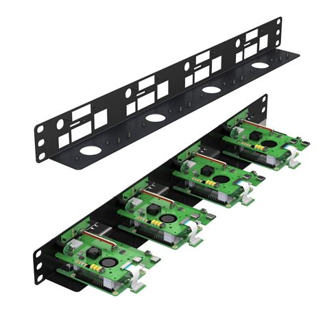 Gallery 1U Raspberry Pi 4B Rack Mount PoE Version Hackaday Io