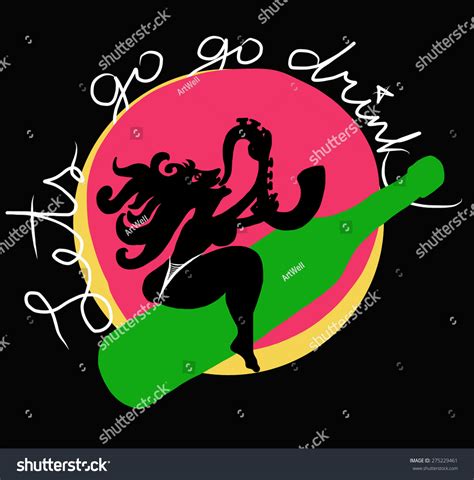 Lets Go Go Drink Erotic Show Stock Vector Royalty Free Shutterstock