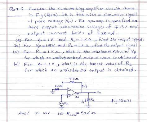 Answered Q27 • Consider The Noninverting Bartleby
