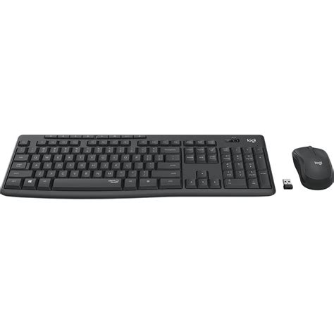 Logitech MK295 Silent Wireless Keyboard And Mouse Black Techinn