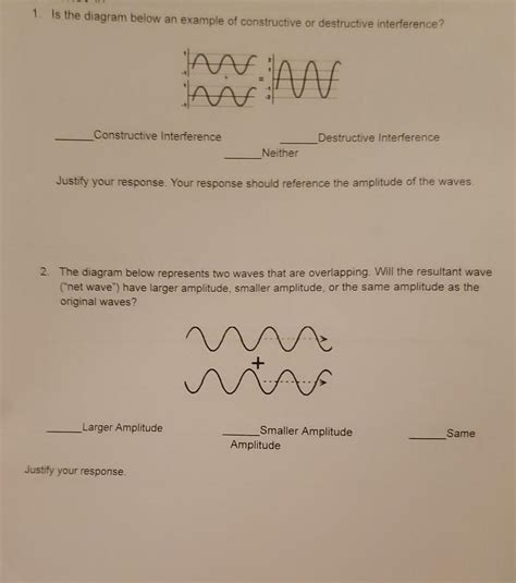 Solved 1 Is The Diagram Below An Example Of Constructive Or
