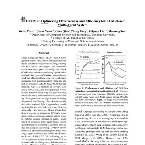 Optima Optimizing Effectiveness And Efficiency For Llm Based Multi Agent System Acl Anthology