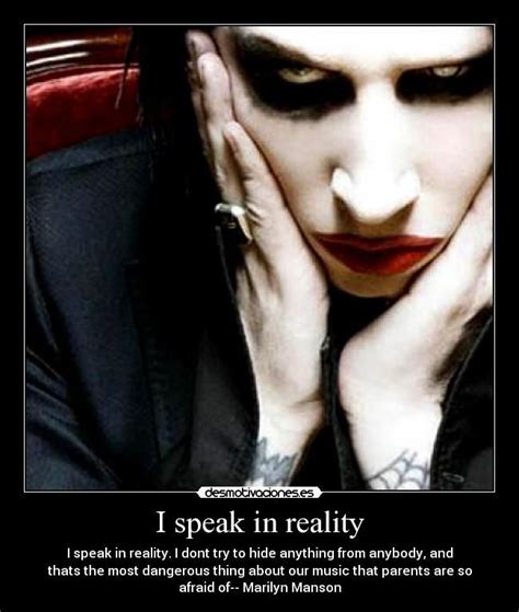 Truth Mr Marilyn Manson Marilyn Manson Marilyn Manson Quotes